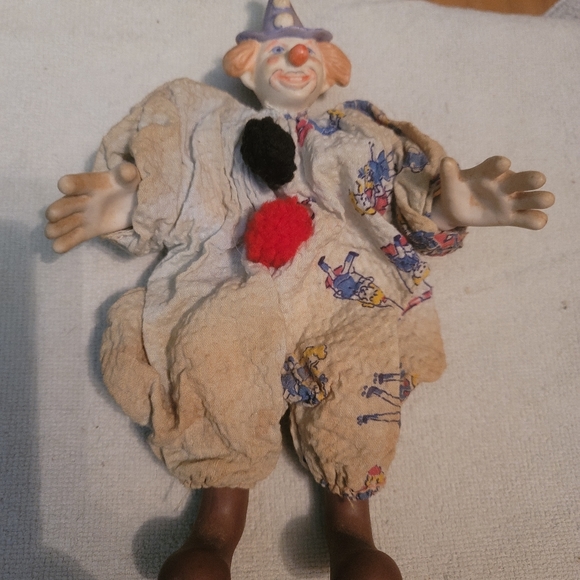 Accents | Very Unique Antique Porcelain Clown Posable | Poshmark